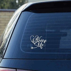 Hand Crafted | Art | Nurse Life Stethoscope Car Decal Vinyl | Poshmark